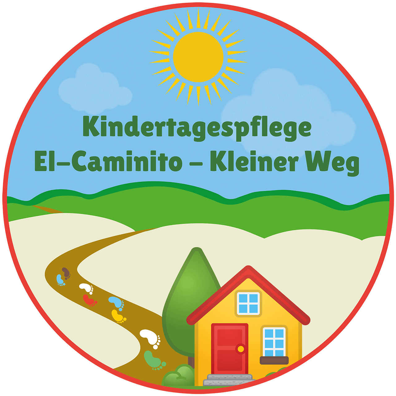 bilingüe Guardería grande alemán - español: El Caminito - Kleiner Weg